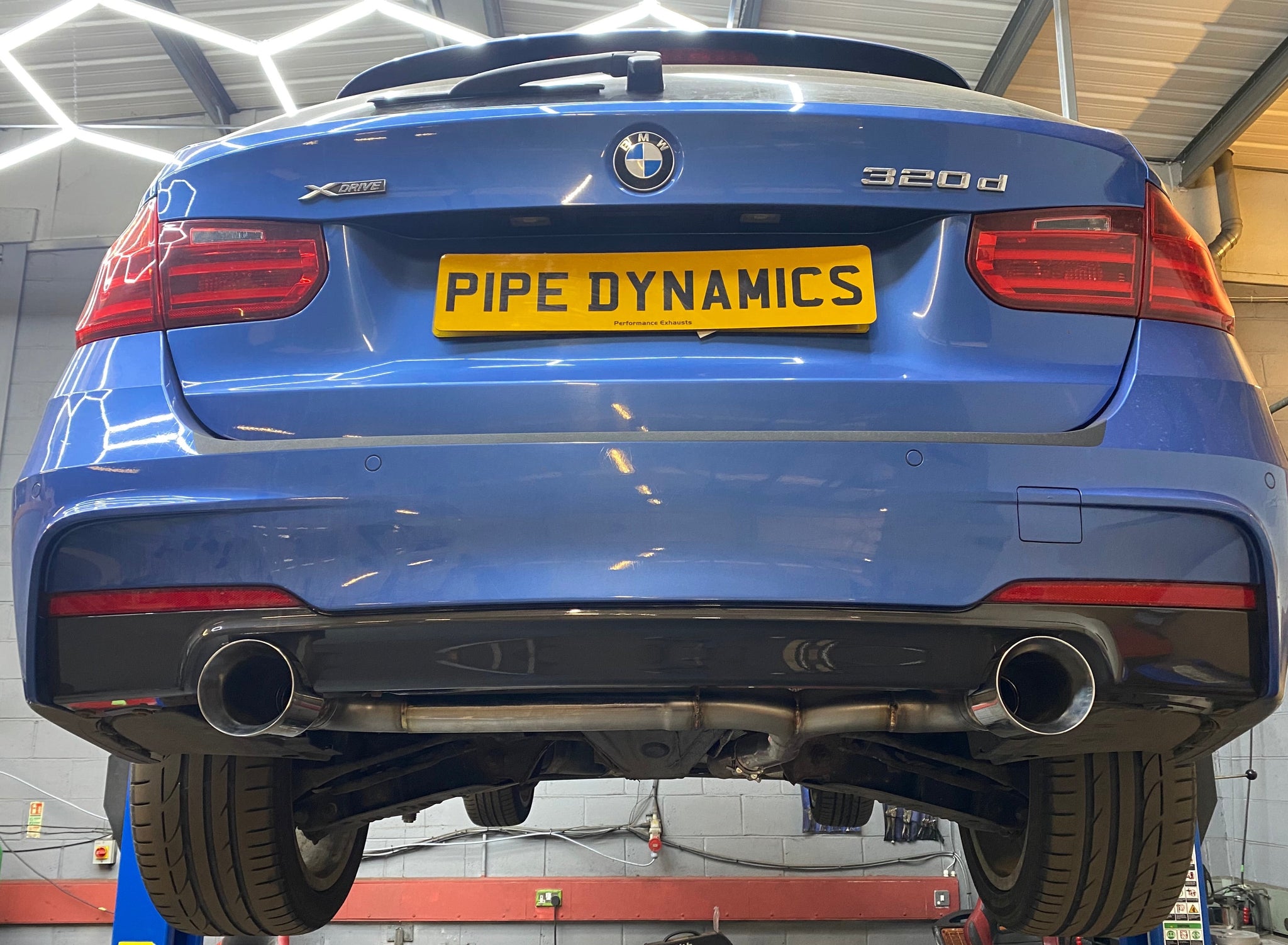 BMW 320D PRE LCI F30/F31 2012-2015 M SPORT - BACK BOX DELETE DUAL EXIT ...