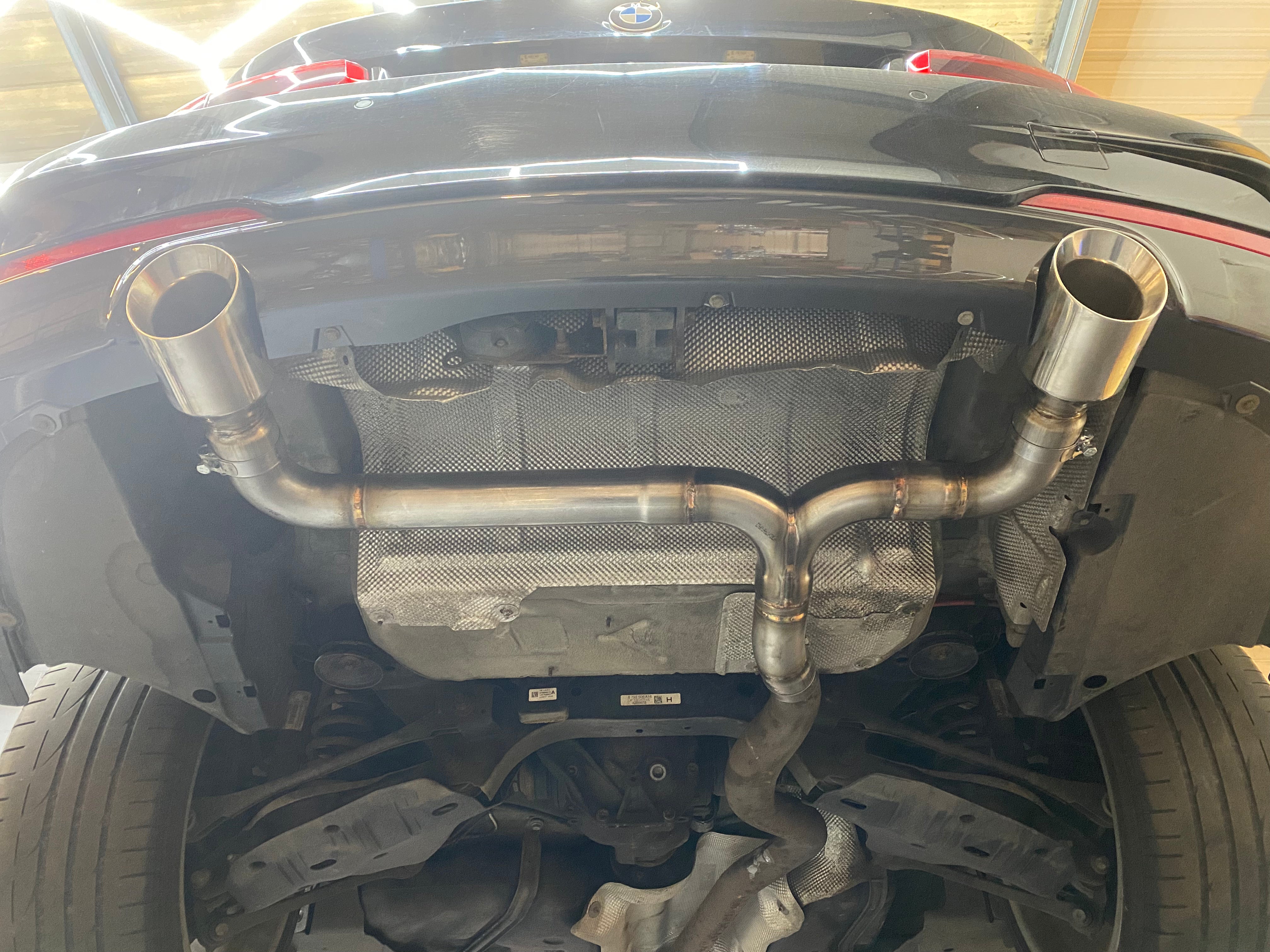 BMW 330D 255 BHP F30/F31 - BACK BOX DELETE DUAL EXIT CONVERSION – Pipe ...