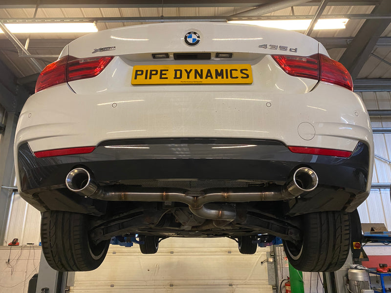 BMW 335D M SPORT- F30/F31 N57 - BACK BOX DELETE DUAL EXIT CONVERSION ...