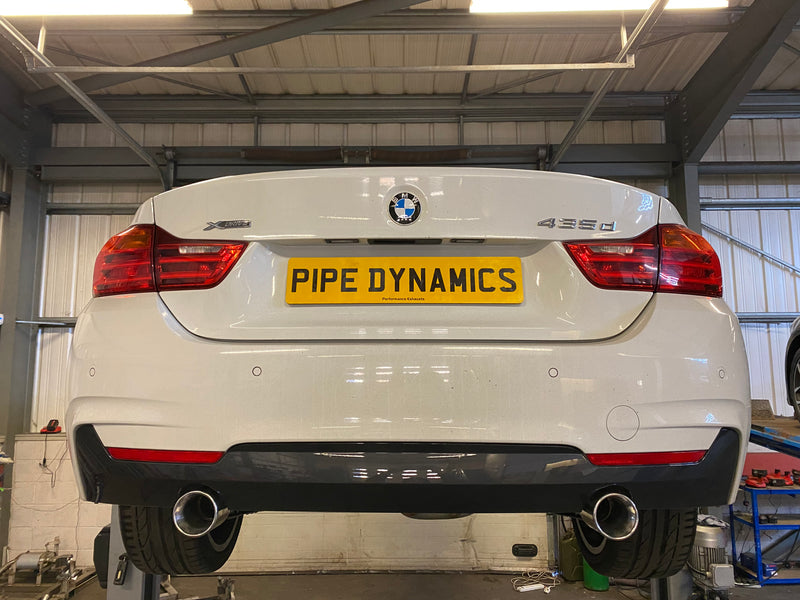 BMW 435D M Sport F32/F33/F36 N57 - BACK BOX DELETE DUAL EXIT CONVERSION ...