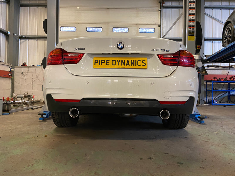 BMW 335D M SPORT- F30/F31 N57 - BACK BOX DELETE DUAL EXIT CONVERSION ...