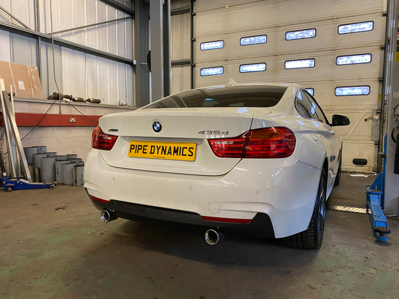 BMW 335D M SPORT- F30/F31 N57 - BACK BOX DELETE DUAL EXIT CONVERSION ...