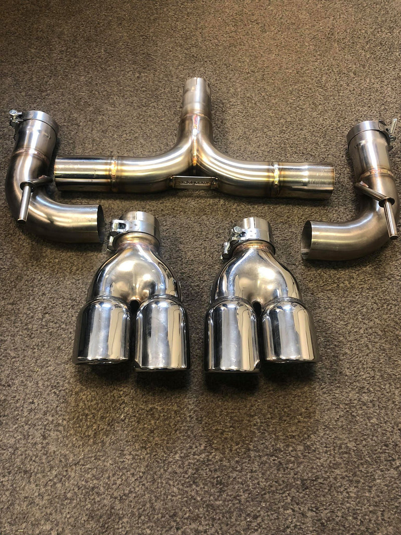 VW Golf MK7 2.0 TDI (without sound pack) Back Box Delete - Quad Exit ...